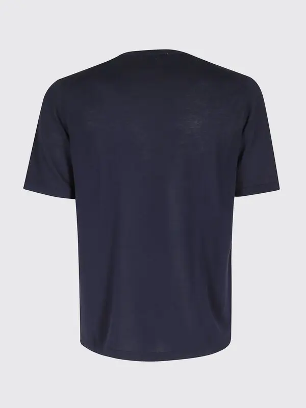 ROBERTO COLLINA Basic Cotton T-shirt - Blue