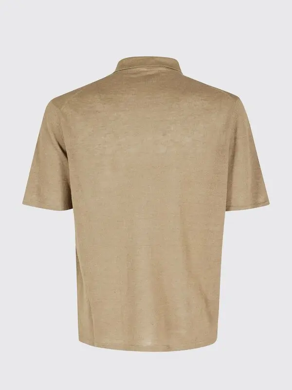ROBERTO COLLINA Polo Shirt - Brown