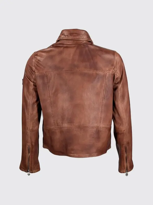 Peuterey Leather Jacket - Brown