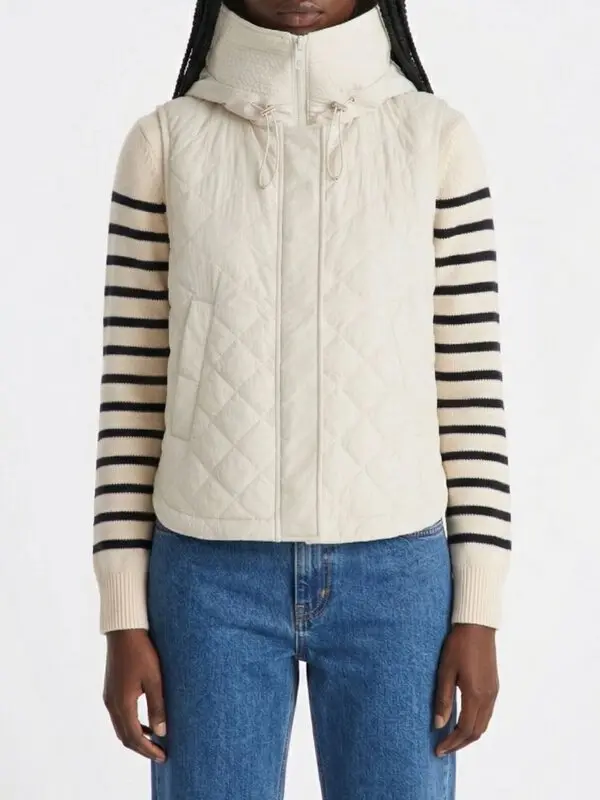 Peuterey Padded Quilted Nylon Vest - Beige
