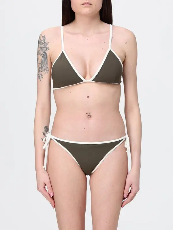 Brunello Cucinelli Technical Fabric Bikini - Green