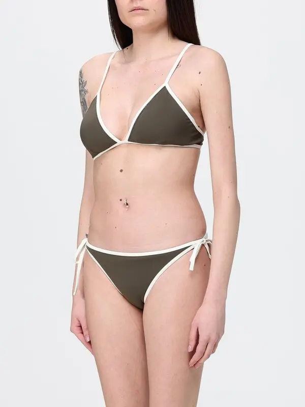 Brunello Cucinelli Technical Fabric Bikini - Green
