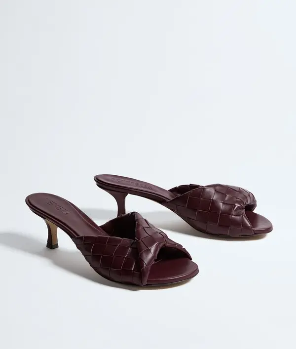 Bottega Veneta Blink Mule - Deep Mahogany