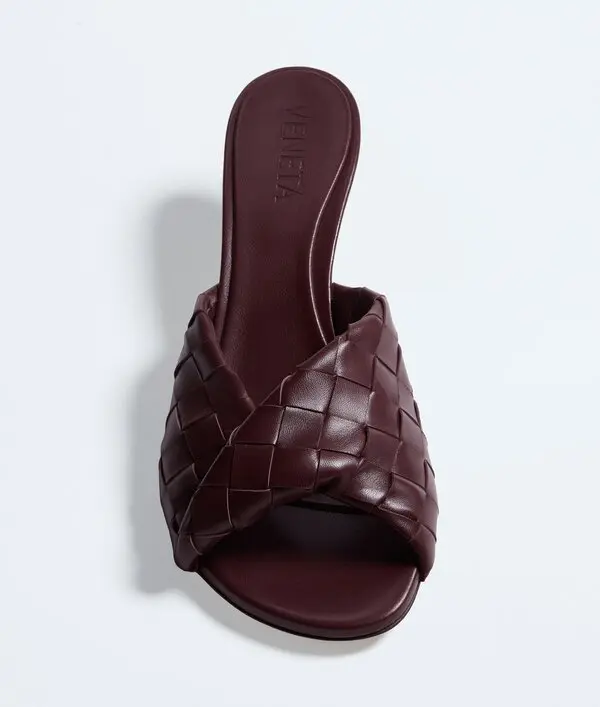 Bottega Veneta Blink Mule - Deep Mahogany