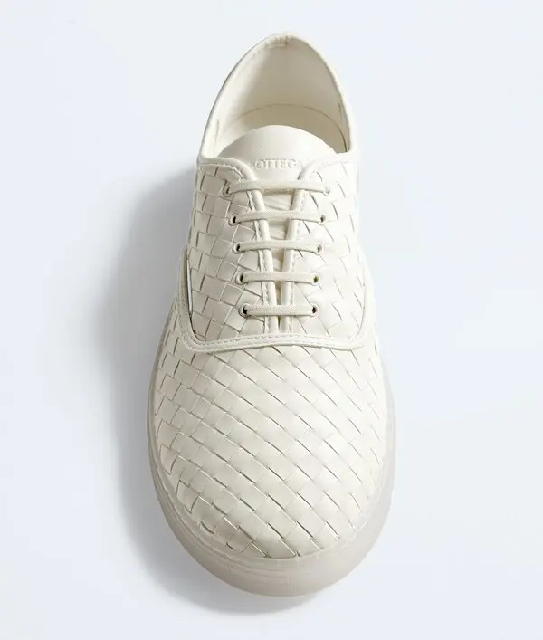 Bottega Veneta Serena Lace-up Sneaker - Alabaster