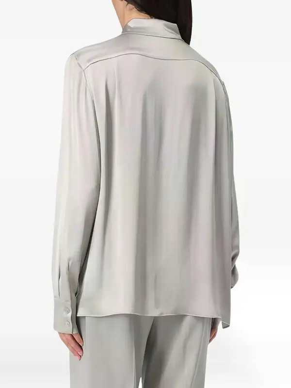 Alberta Ferretti Buttoned Satin Shirt