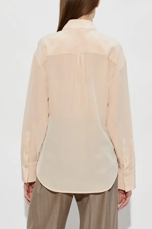 Victoria Beckham Silk Shirt - Pink