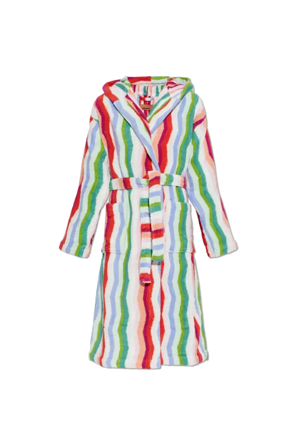 Missoni Bathrobe With Hood - Multicolour