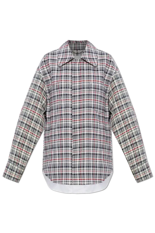 Victoria Beckham Checked Pattern Shirt