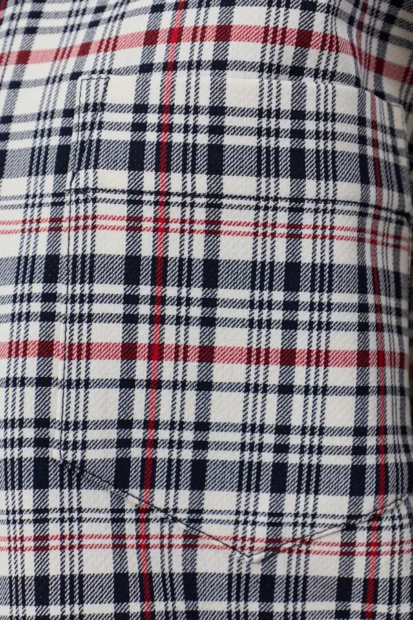 Victoria Beckham Checked Pattern Shirt