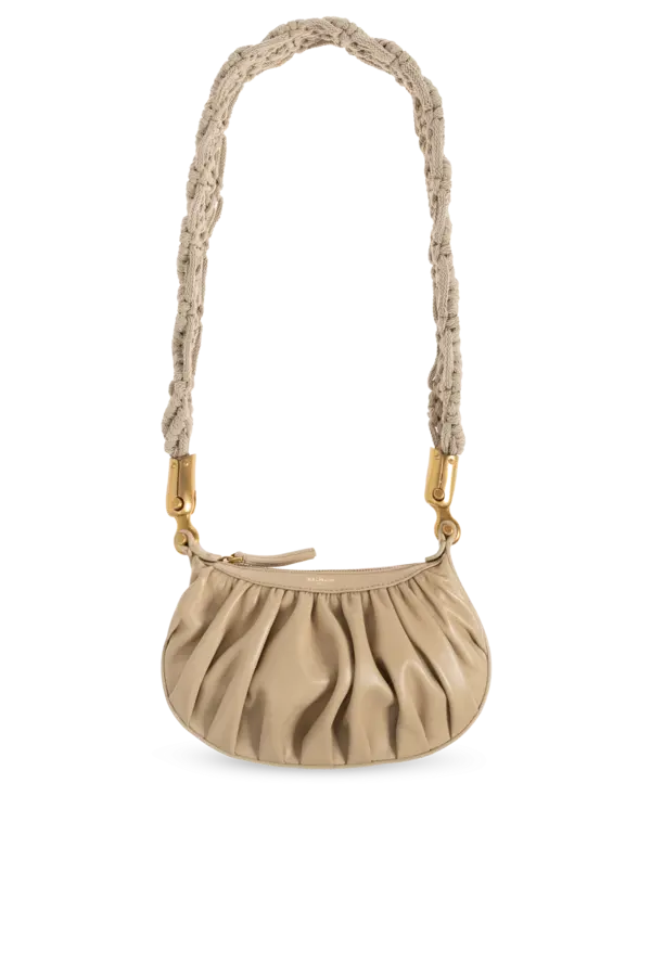 Balmain Frame Bag "ébène Mini - Beige