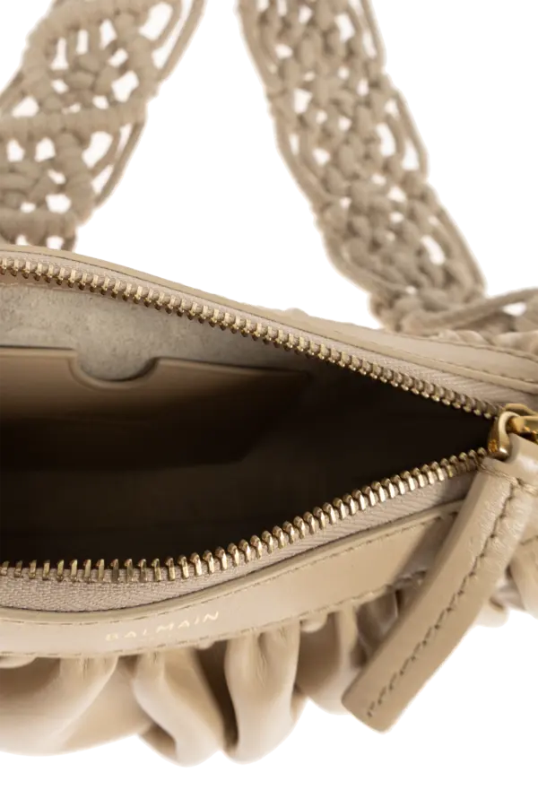 Balmain Frame Bag "ébène Mini - Beige