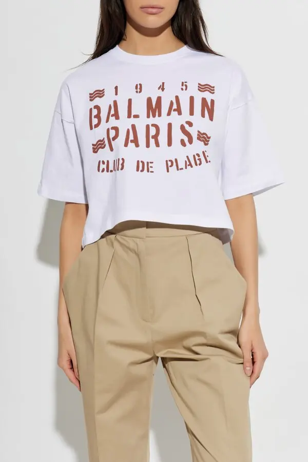 Balmain Short Oversized T-shirt