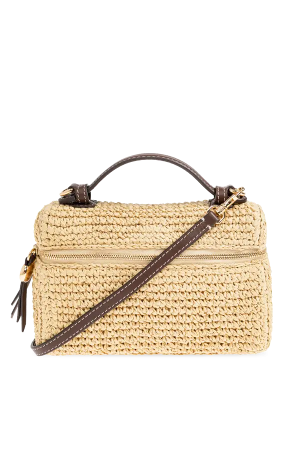 Tory Burch Straw Slim Handbag