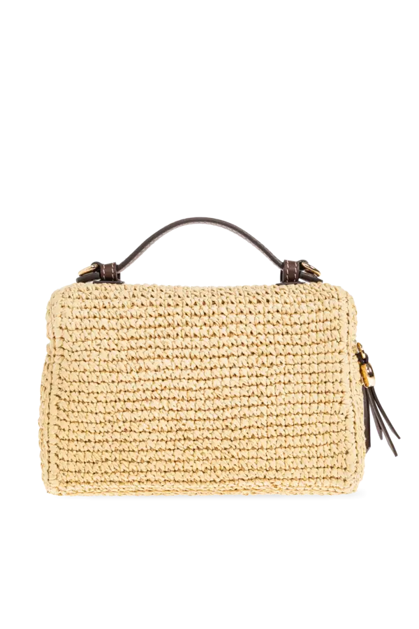 Tory Burch Straw Slim Handbag