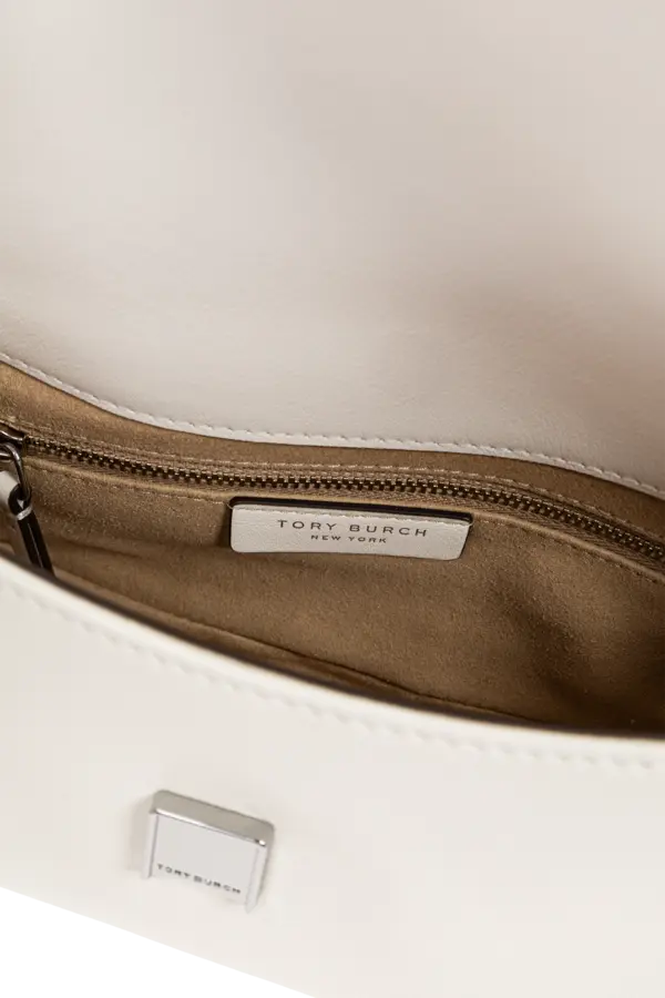 Tory Burch Charlie Small Handheld Bag - Cream