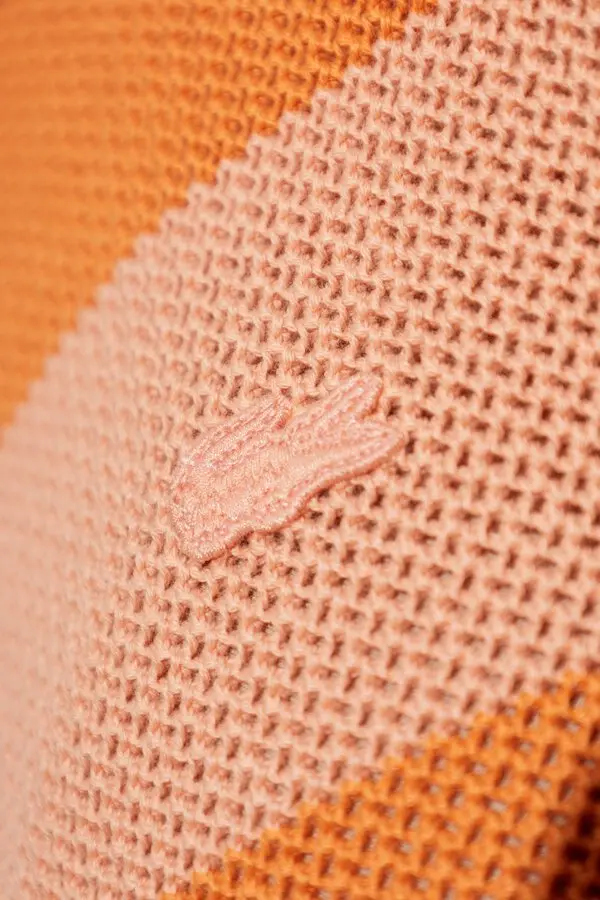Lacoste Striped Knit Top