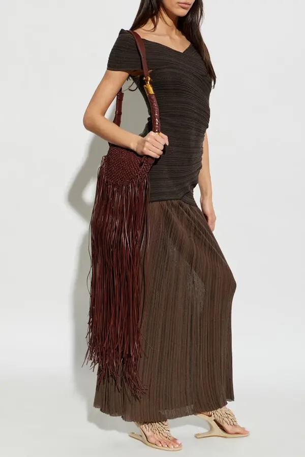 Balmain Off-the-shoulder Maxi Dress