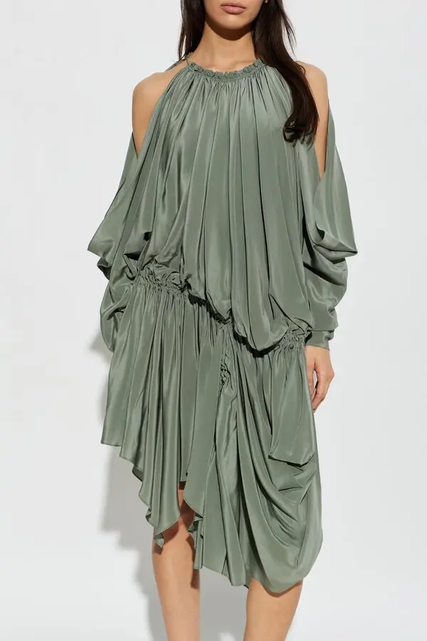 Balmain Sleeveless Silk Dress