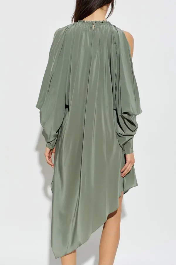 Balmain Sleeveless Silk Dress