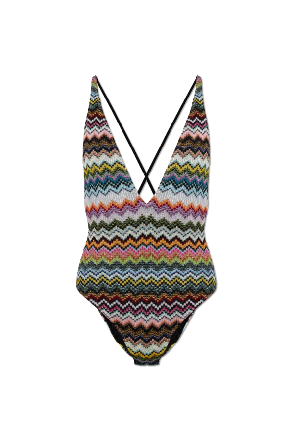 Missoni One-piece Swimsuit With Lurex Thread - Multicolour