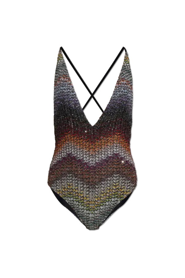 Missoni One-piece Swimsuit With Lurex Thread - Multicolour