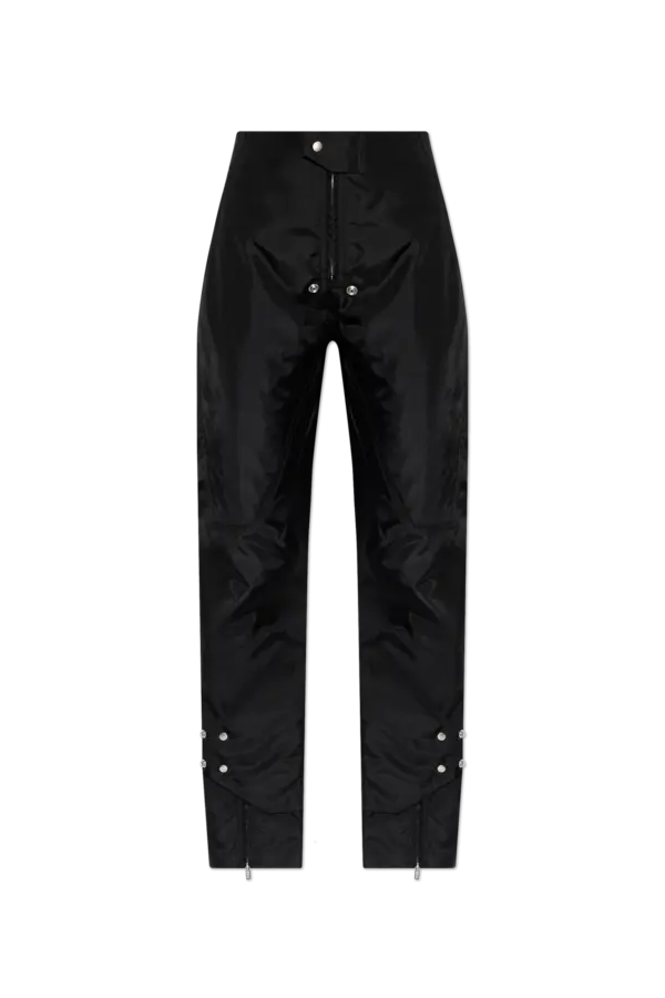 Rick Owens Trousers With Belt - Black