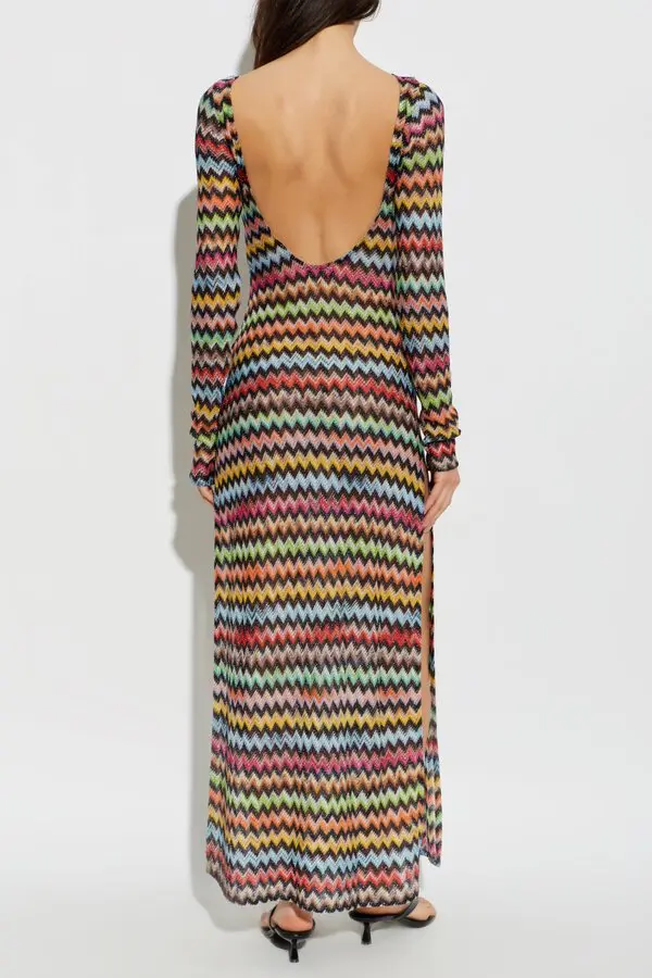 Missoni Long Sleeve Maxi Dress - Multicolour