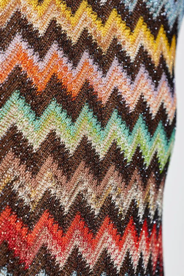Missoni Long Sleeve Maxi Dress - Multicolour