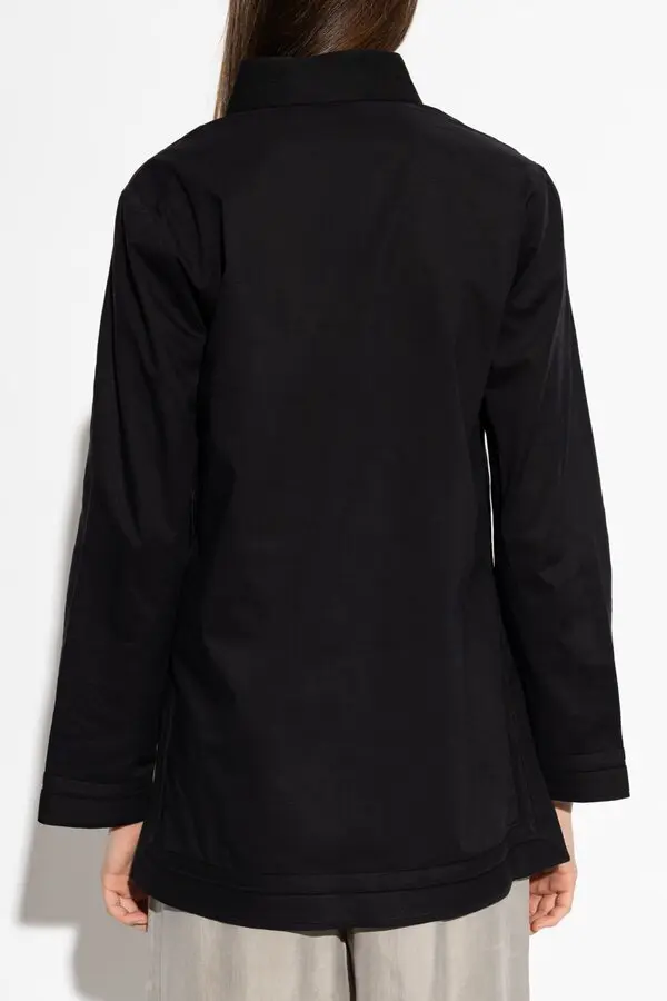 Tory Burch Stand-up Collar Shirt - Black