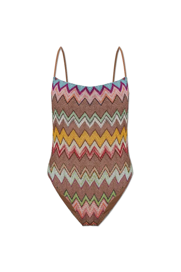 Missoni Lurex Thread One-piece Swimsuit - Multicolour