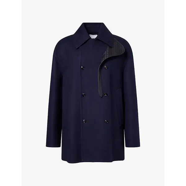 Bottega Veneta Oversized Double-cashmere Caban Coat
