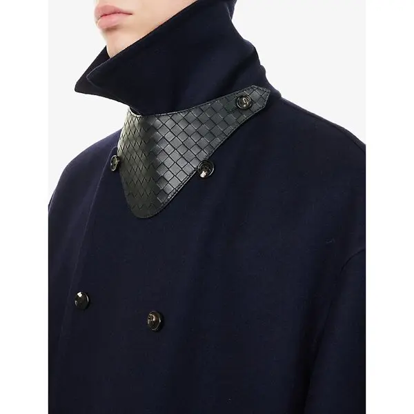 Bottega Veneta Oversized Double-cashmere Caban Coat