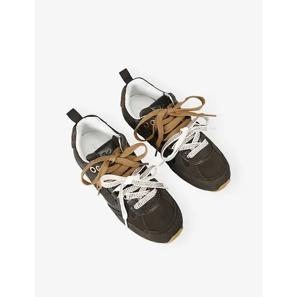 Kurt Geiger K Slim Suede Trainers