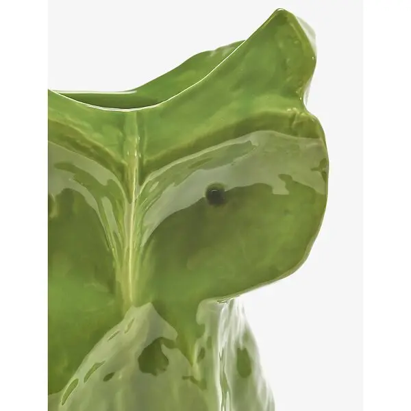 SERAX Owl Vase After Midnight Stoneware Vase - Green