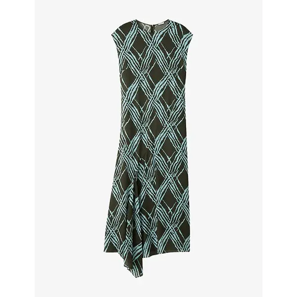 JOSEPH Lauri Checked Maxi Dress