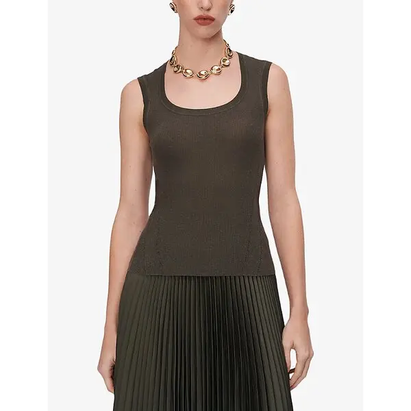 JOSEPH Alaou Ribbed Knitted Tank Top
