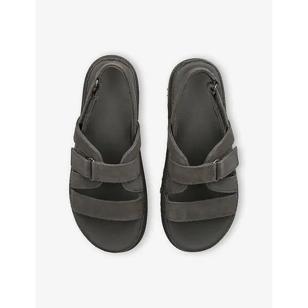 UGG Goldenstar Gleam Suede Sandals - Grey/dark