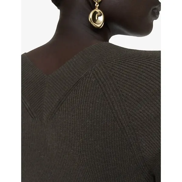 JOSEPH Harti V-neck Knitted Top