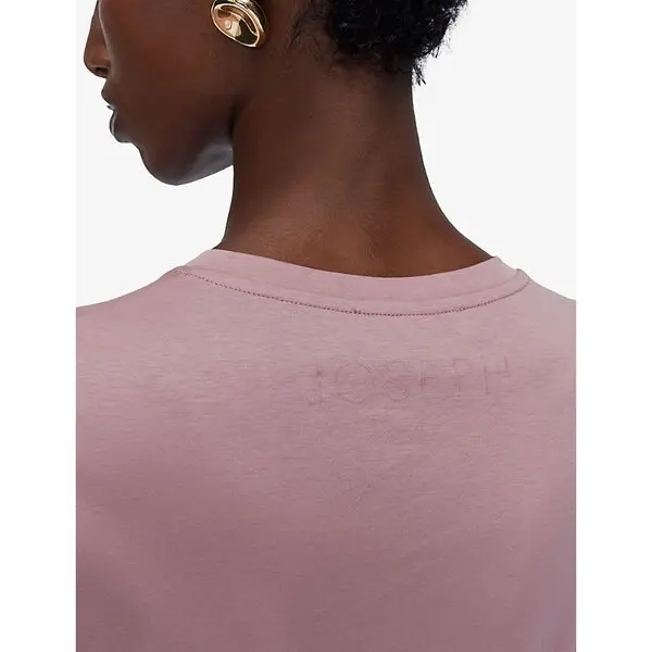 JOSEPH Cotton-jersey V-neck T-shirt