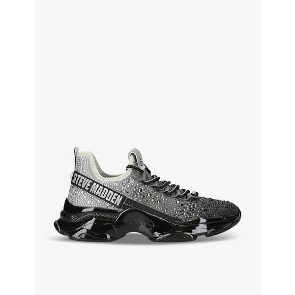 Steve Madden Rhinestone-embellished Chunky Sole Trainers