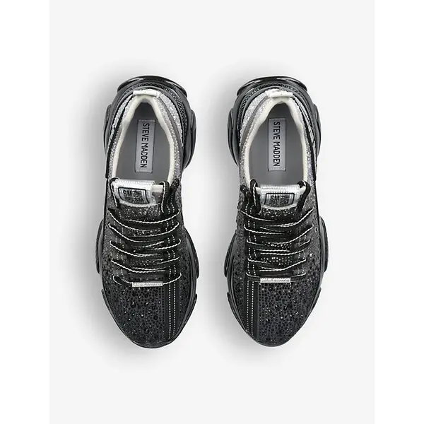 Steve Madden Rhinestone-embellished Chunky Sole Trainers