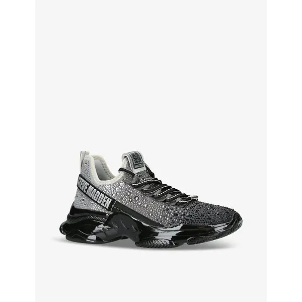 Steve Madden Rhinestone-embellished Chunky Sole Trainers