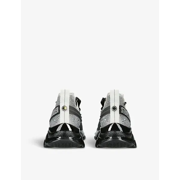 Steve Madden Rhinestone-embellished Chunky Sole Trainers