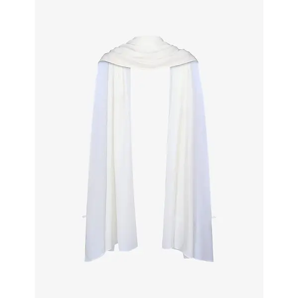 House Of Cb Eloise Silk Shawl - Ivory