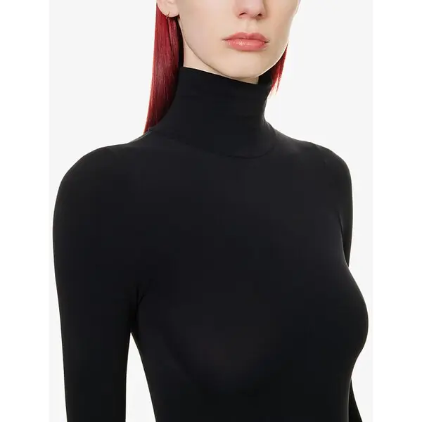 Commando Ballet Thumbhole-detail Stretch-woven Body