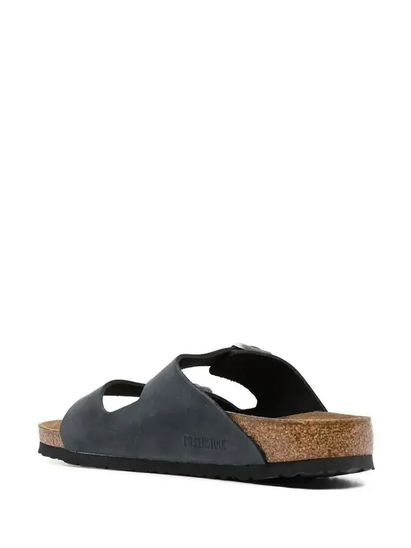 BIRKENSTOCK Arizona Leather Sandals - Black