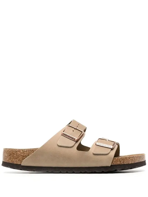 BIRKENSTOCK Arizona Leather Sandals - Nude & Neutrals