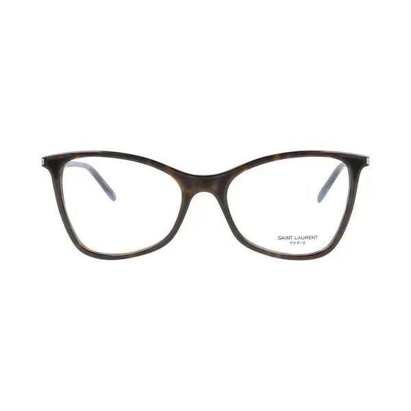 Saint Laurent Cat Eye Frame Eyeglasses - Brown