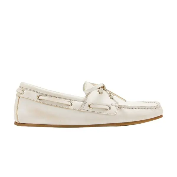 Gucci Boat Mocassin - White